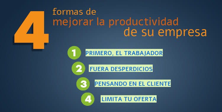 4 claves para aumentar la productividad de su empresa - Daemon4
