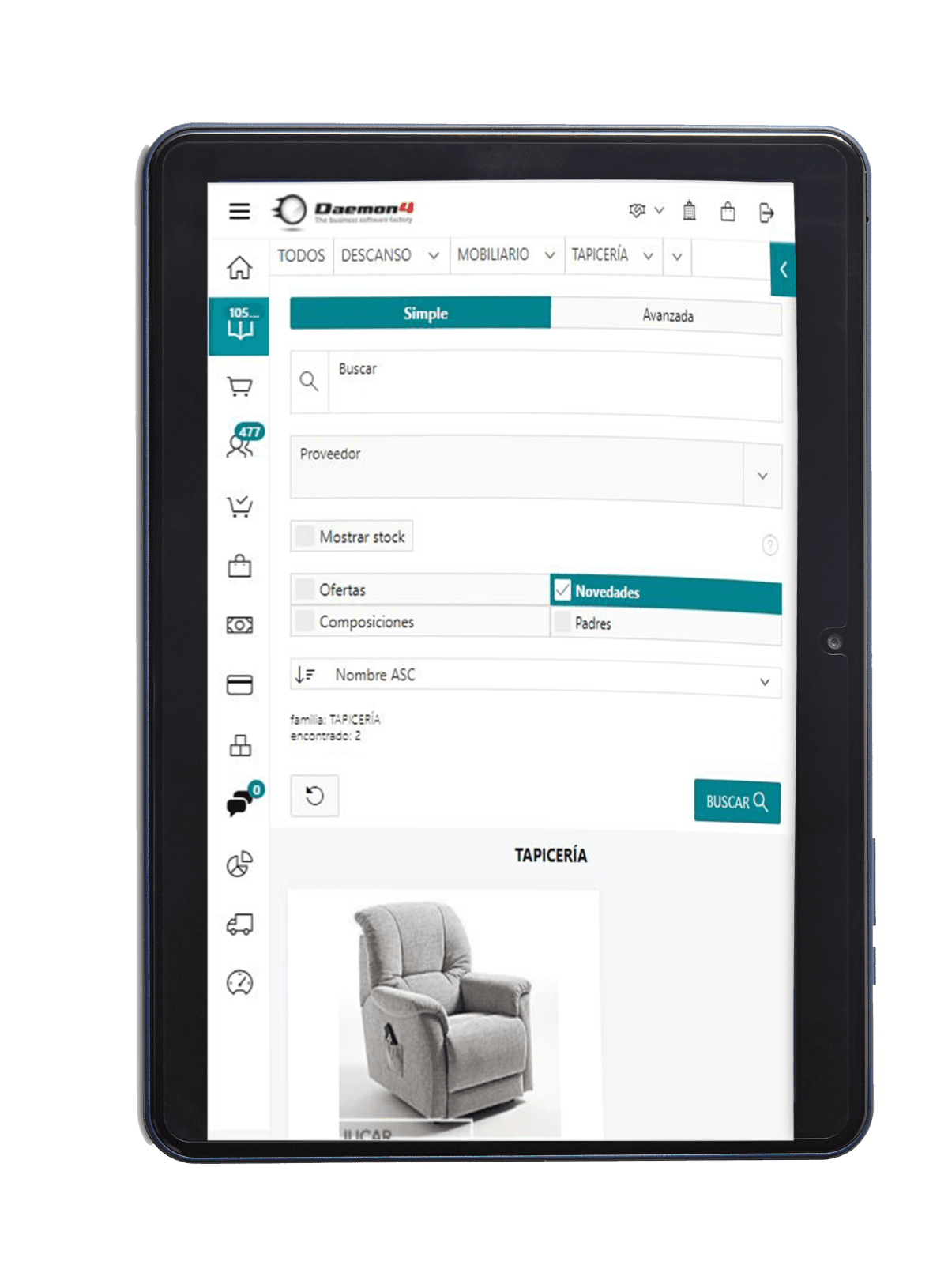 B2C | Pasarela de gestión para vendedores - Daemon4